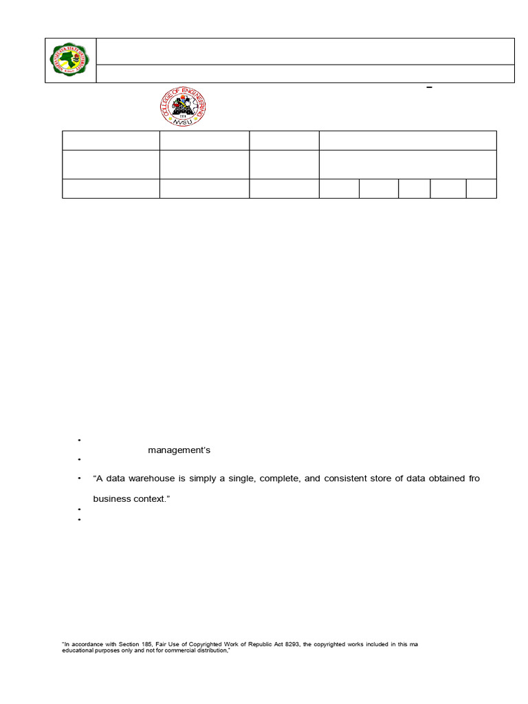 Im 7 Data Warehousing and Data Mining | PDF | Information Science | Data Management