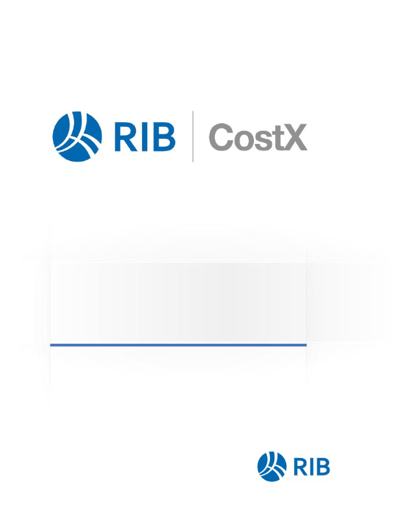 CostX® Introductory Manual Overview | PDF | Window (Computing) | Backup