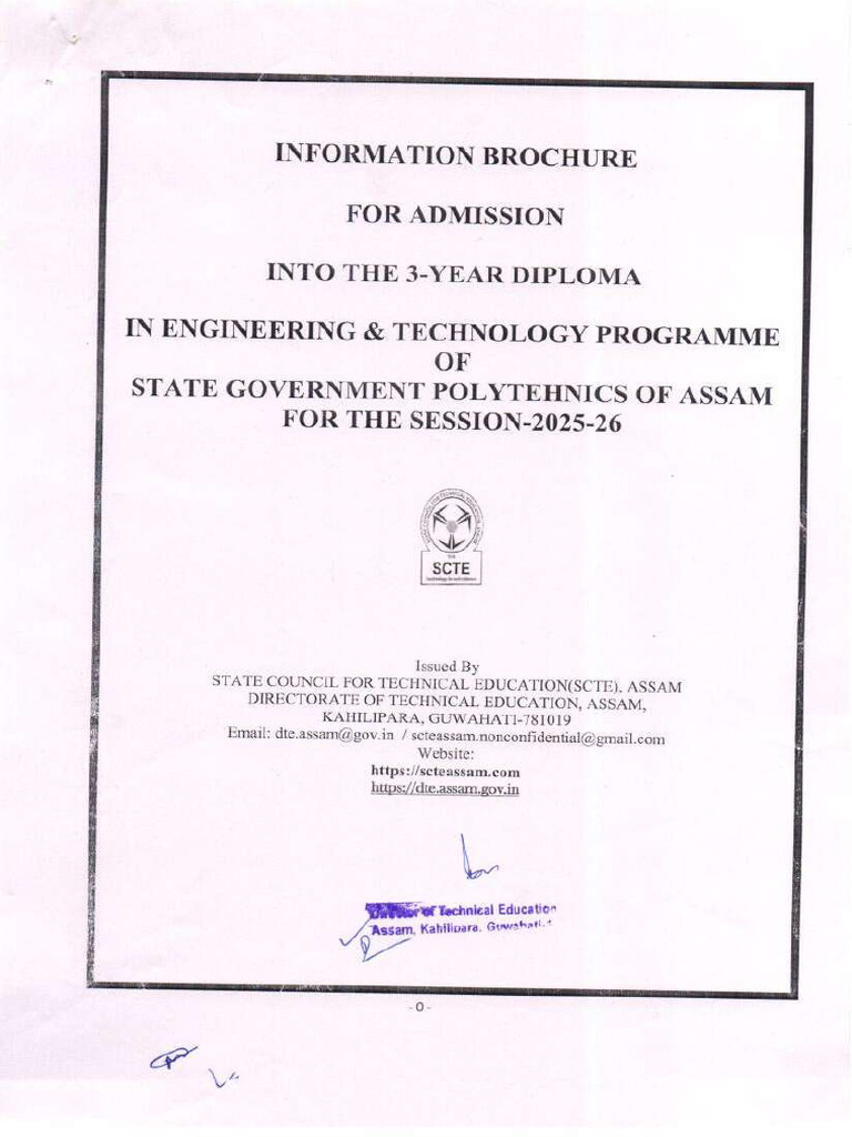 Information Brochure For Polytechnic Compressed | PDF