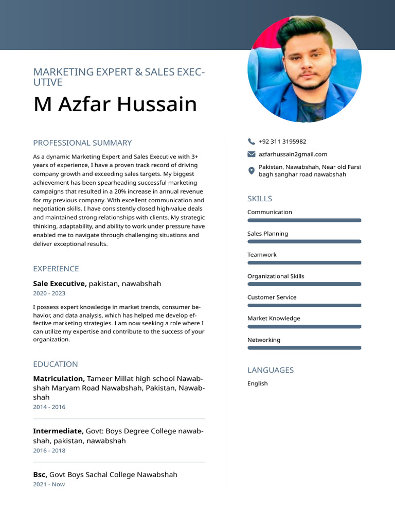Azfar Resume | PDF