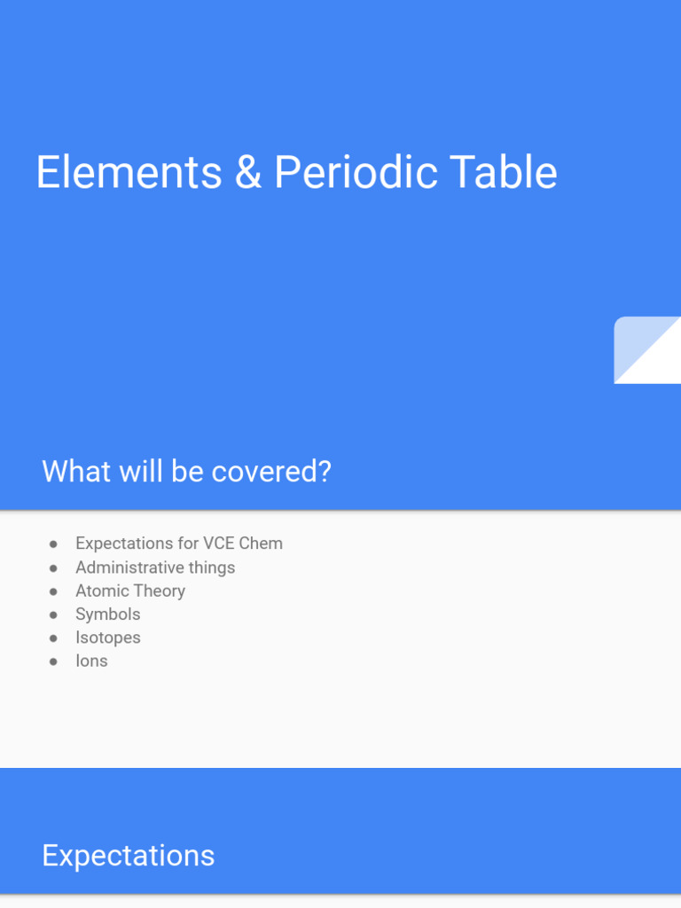 VCE Chemistry: Atomic Structure Overview | PDF | Electron Configuration ...