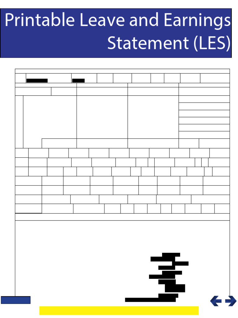 Understanding Your Leave and Earnings Statement (LES) | PDF | Taxes ...