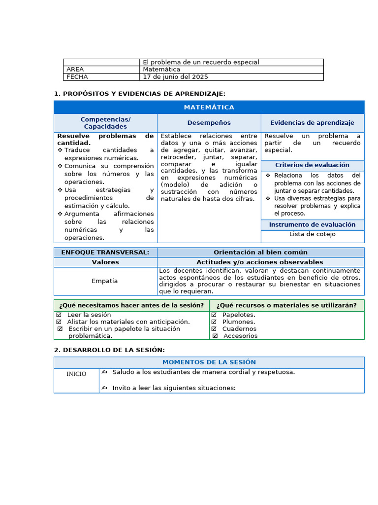 Resolución de Problemas Matemáticos | PDF | Evaluación | Aprendizaje