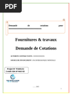Instructions pour Demande de Cotation | PDF