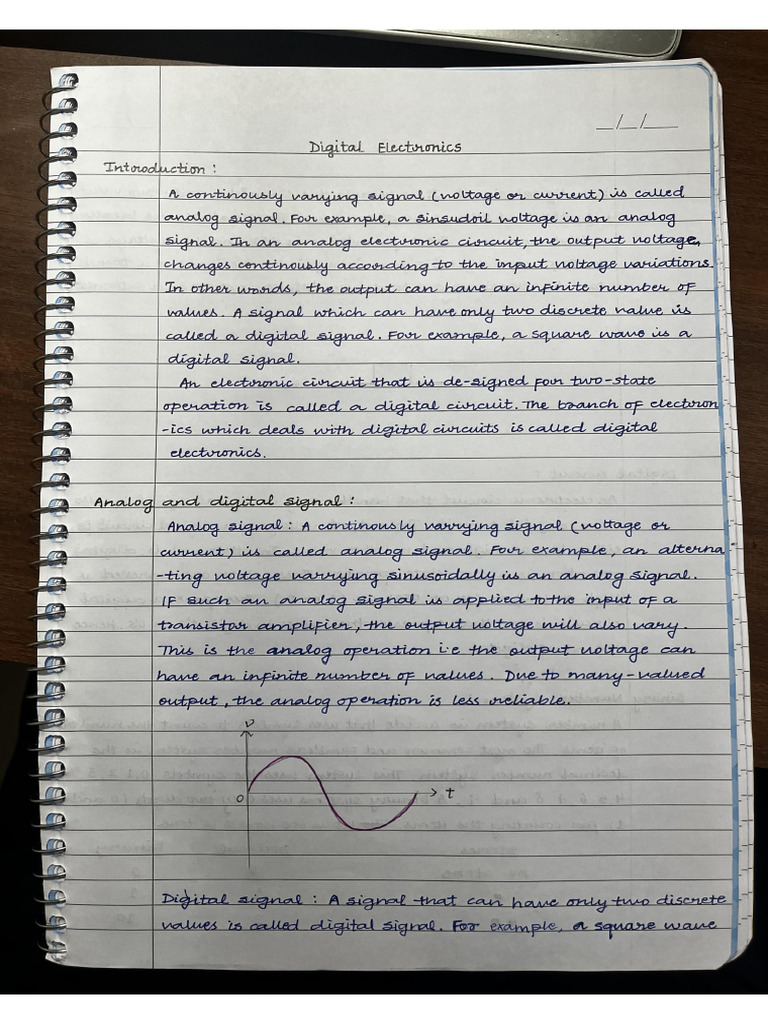 Digital Electronics Notes | PDF