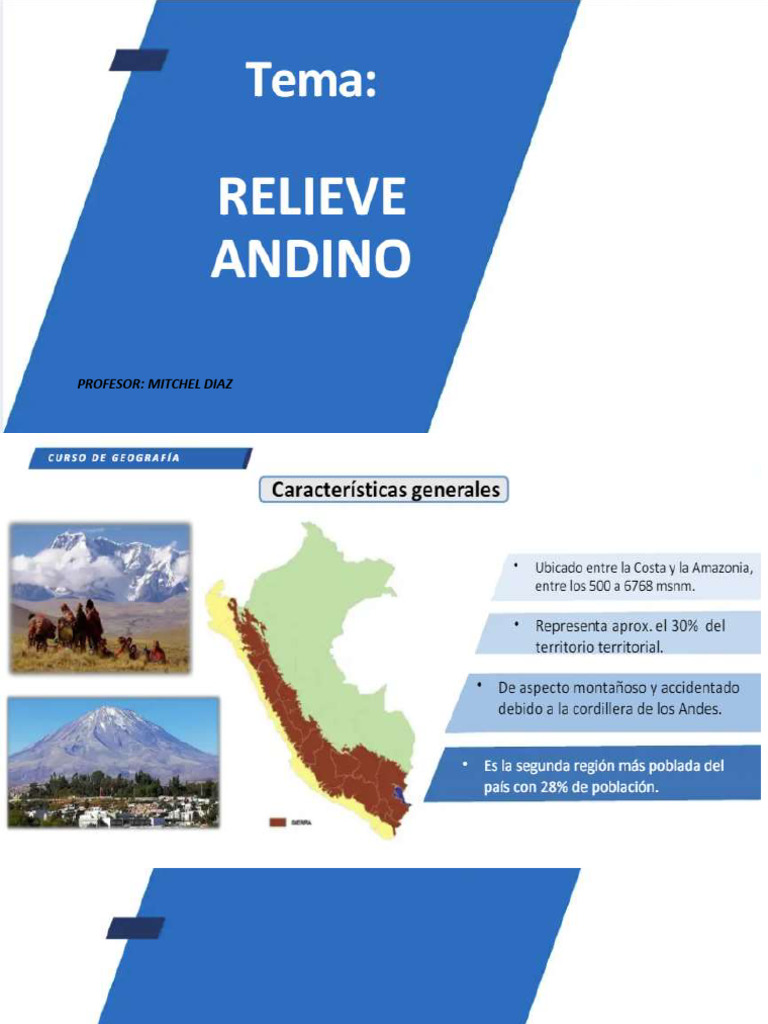 Relieve Andino | PDF