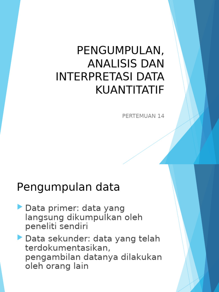 Analisis Data Kuantitatif dan Interpretasi | PDF