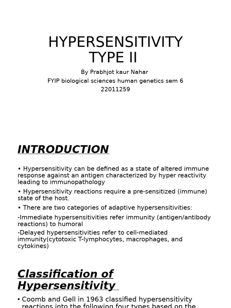 Hypersensitivity Type 2 | PDF | Antibody | Complement System