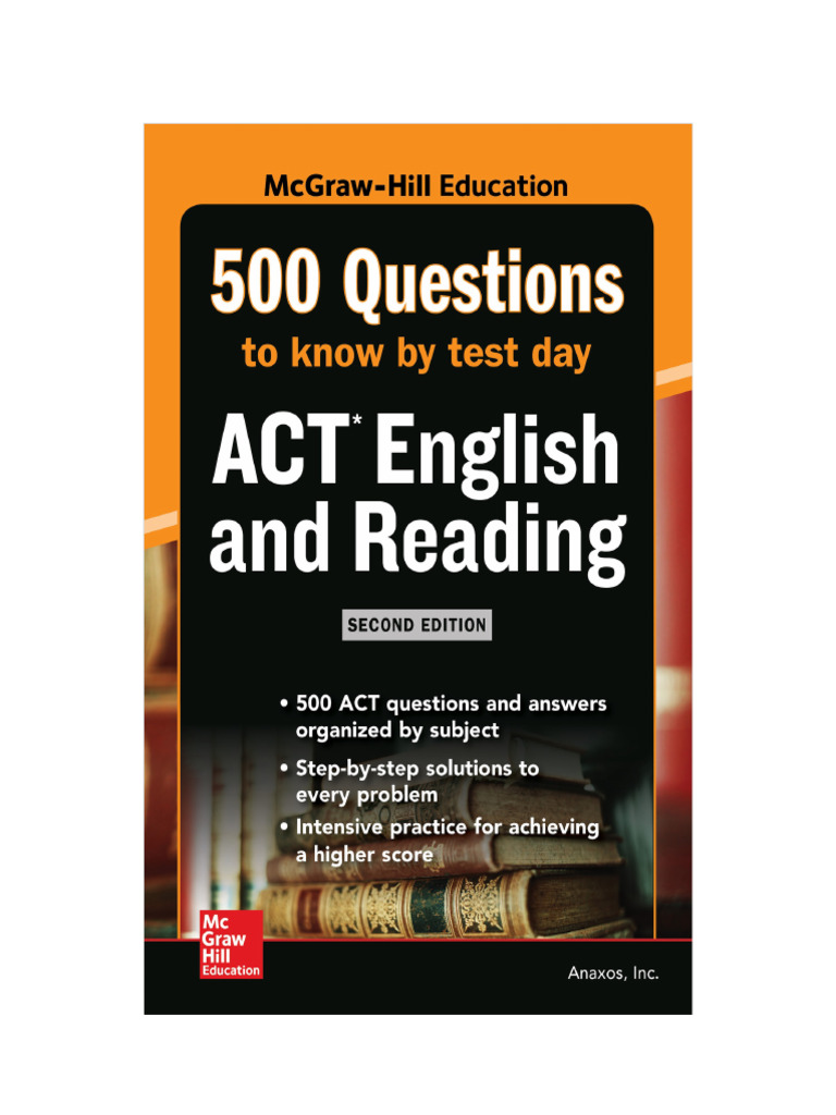 500 ACT English and Reading Questions To Know by Test Day - Facebook ...