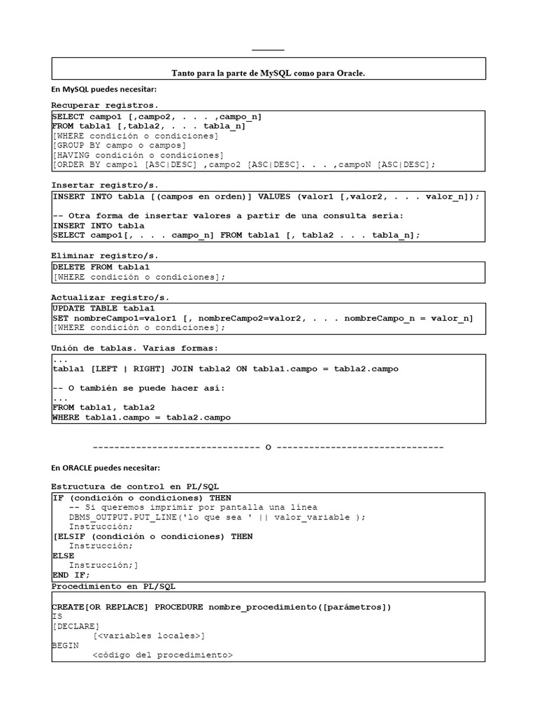 Anexo Examenbd | PDF | Pl / Sql | SQL