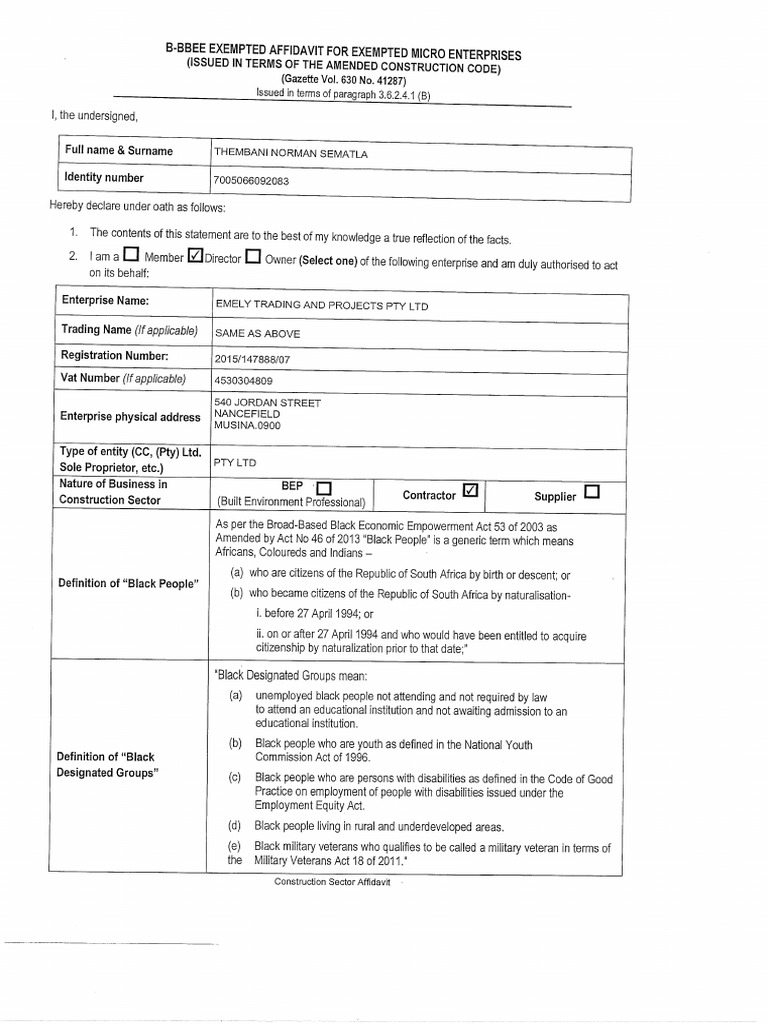 Emely Trading Bee Affidavit May2024 | PDF