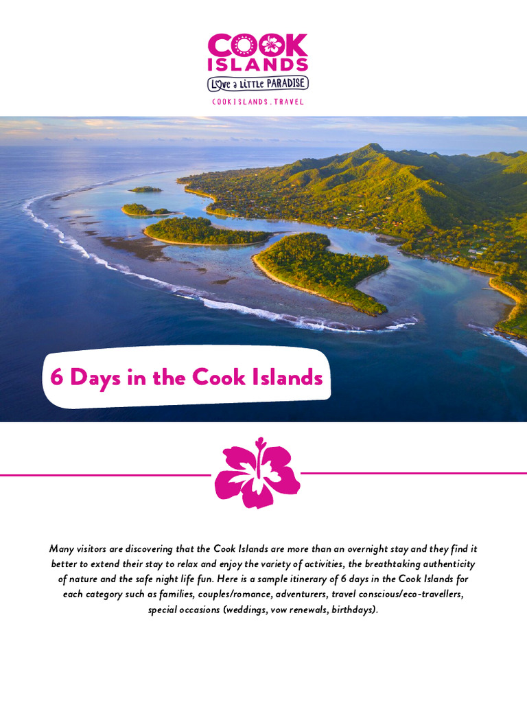 6-Day Cook Islands Family Itinerary | PDF