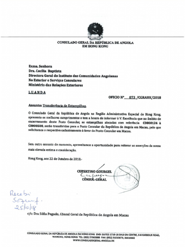 Exemplar Do Encerramento CGHK | PDF