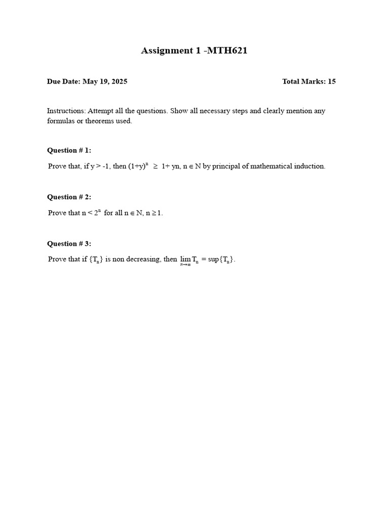 Assignment 1 Spring 2025 | PDF