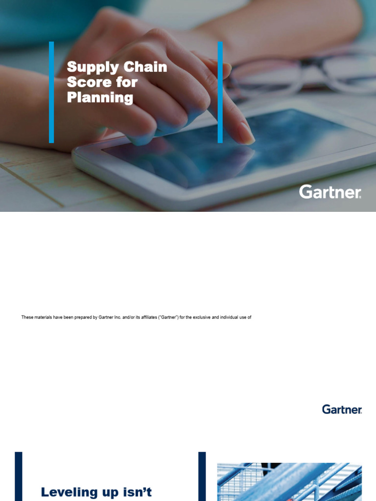 Gartner Supply Chain Maturity Report | PDF | Analytics | Forecasting