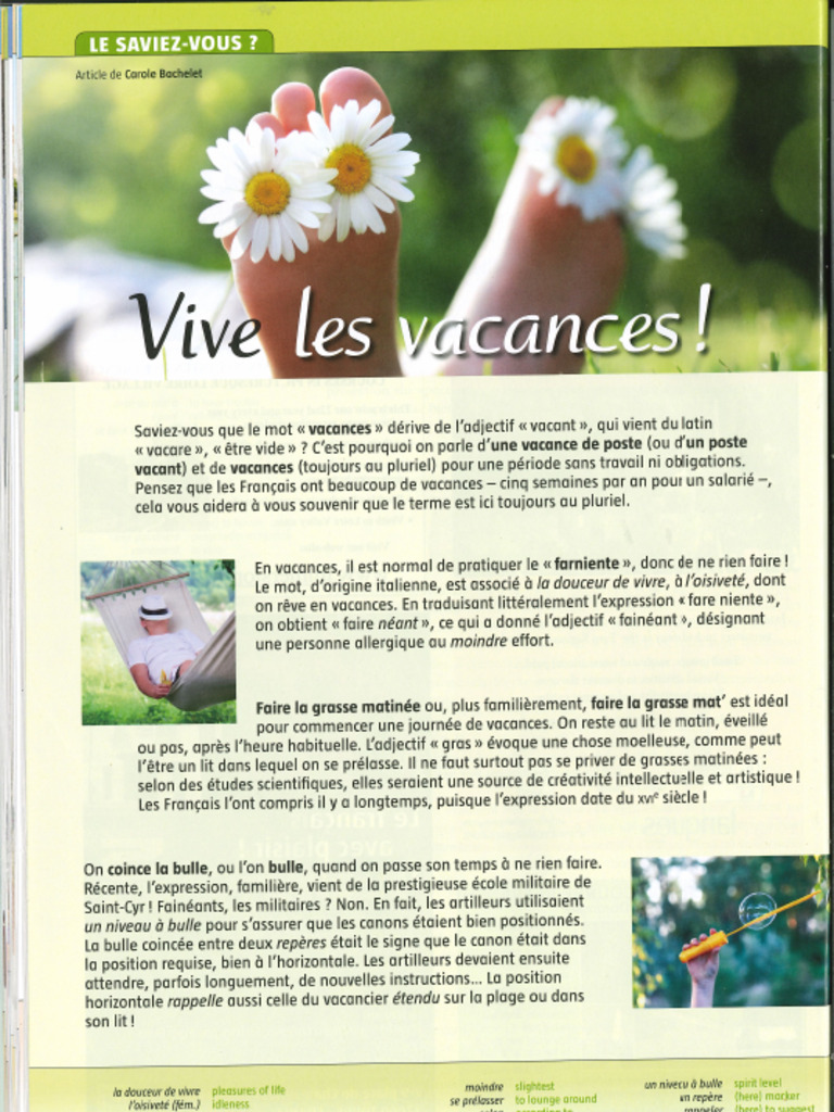 BD113 Vive Les Vacances | PDF