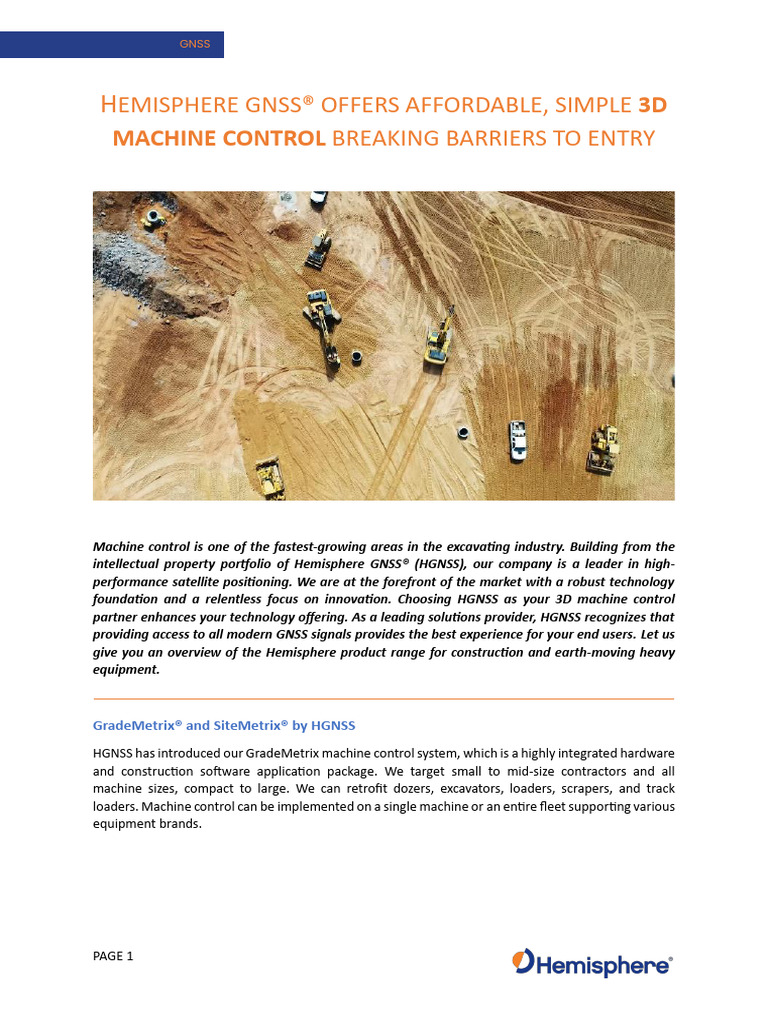 Affordable 3D Machine Control Solutions | PDF | Computer Hardware ...