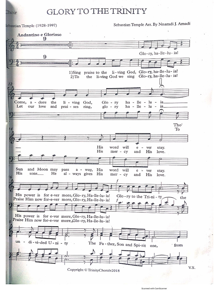 Glory To The Trinity | PDF