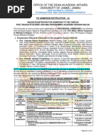 ACPC 2026-27 KeyDates | PDF | Educational Stages