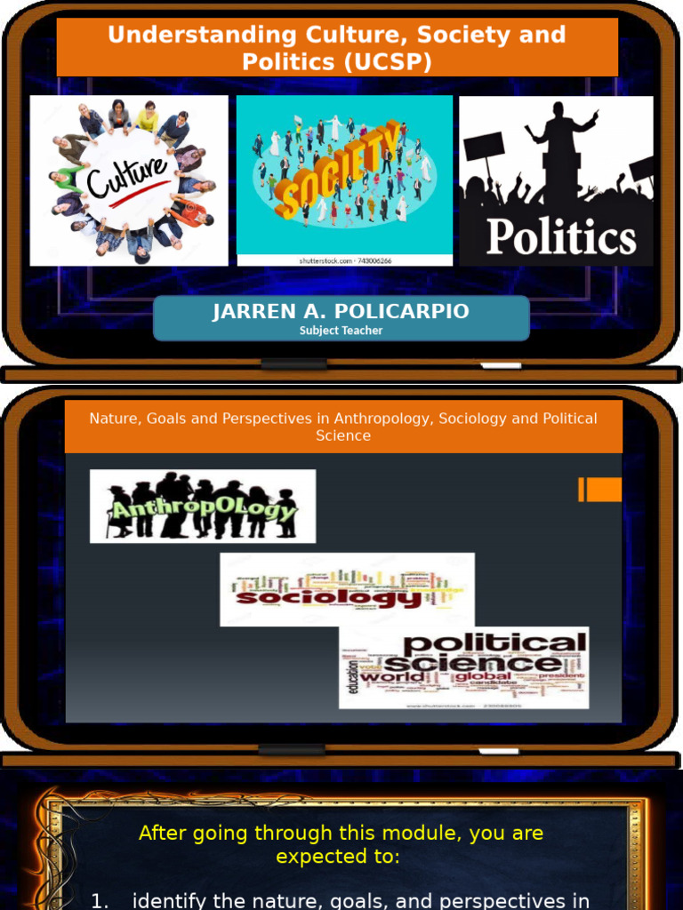 Goals and Concepts in UCSP Studies | PDF | Sociology | Anthropology