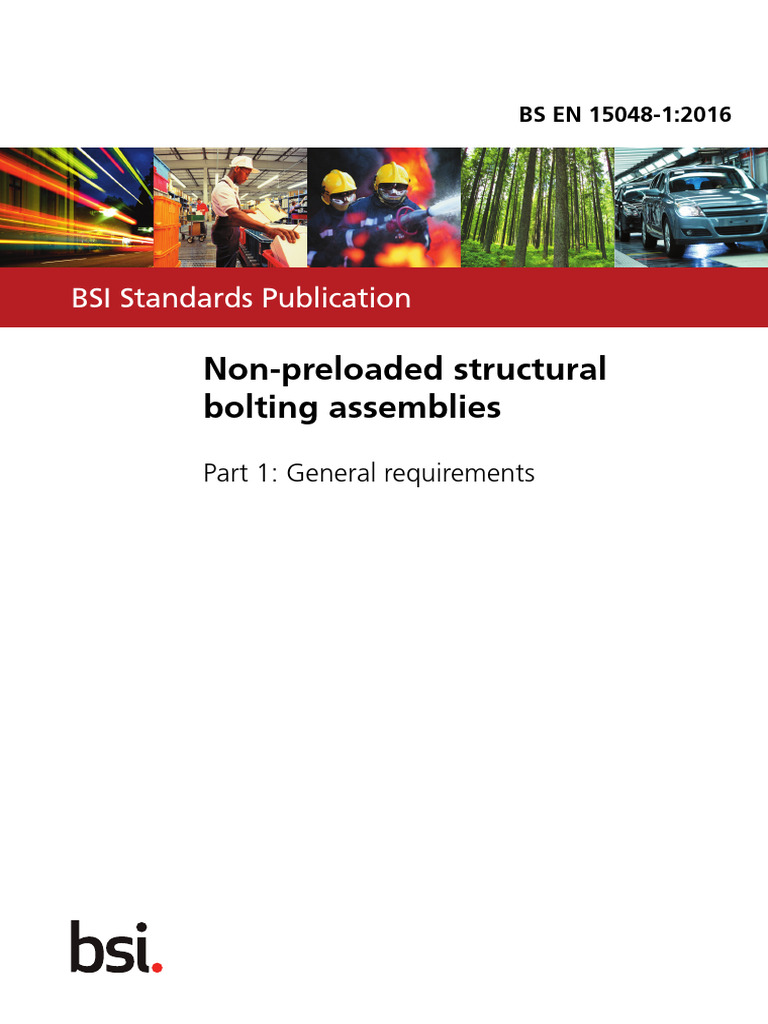 Non-Preloaded Bolting Assemblies Standard | PDF | Screw | Engineering ...