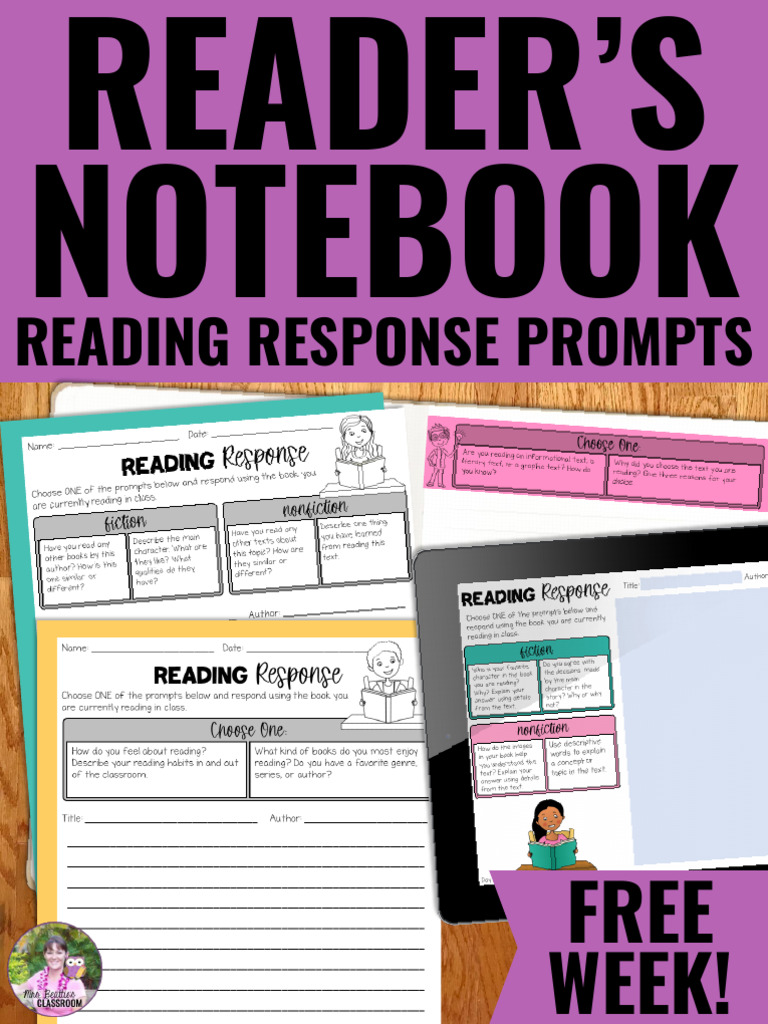 Reading Response Prompts for Students | PDF | Behavior Modification ...