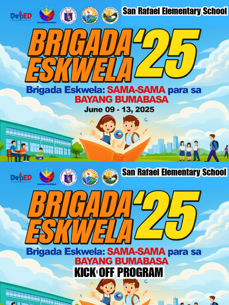 Brigada Eskwela School 2025 | PDF
