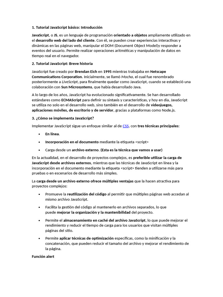 Ejercicios Varios | PDF | Script Java | Modelo de objeto de documento