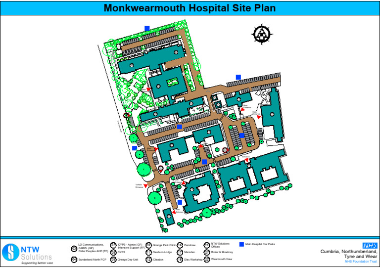 Monkwearmouth Hospital Wayfinder CAD PlanRevA | PDF