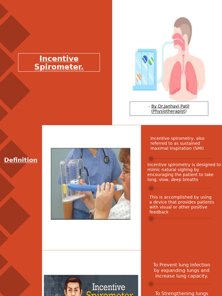 Incentive Spirometer | PDF | Lung | Physiology