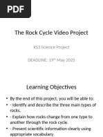 Rock Cycle Poster Project | PDF | Rock (Geology) | Geological Processes