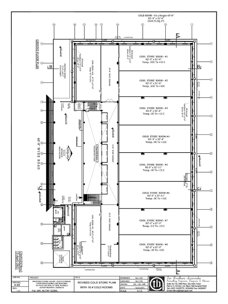 Cold Storage 10 # Cold Roms Plan (15 04 2021) Corrected | PDF