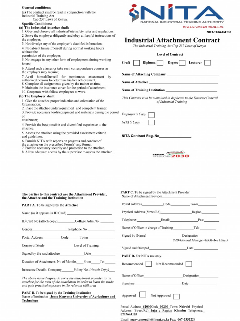 Nita Form | PDF