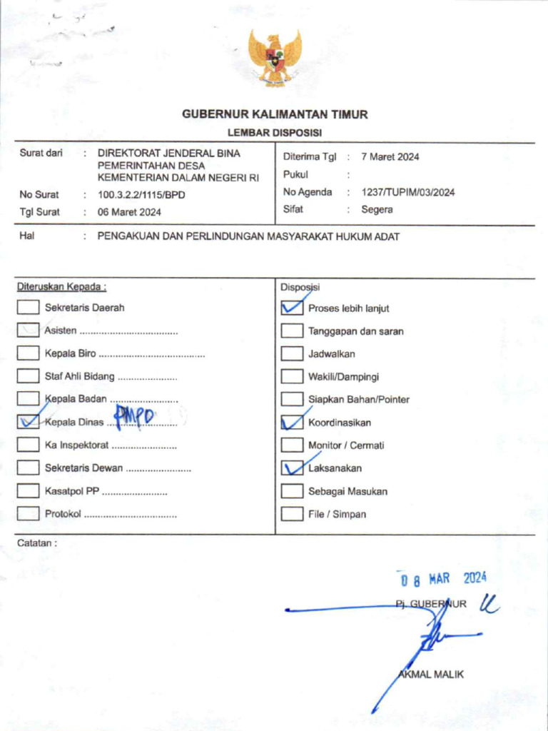 Surat Dirjen Ppmha 2024 | PDF