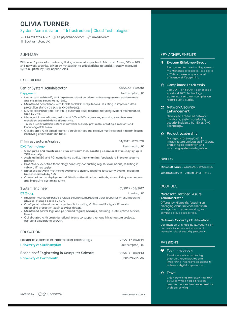 Senior System Admin | PDF