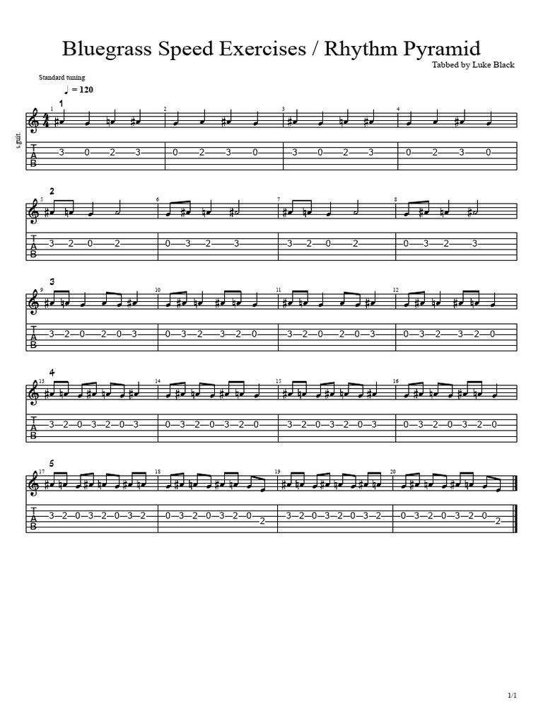 Bluegrass Speed Pyramid Tab | PDF