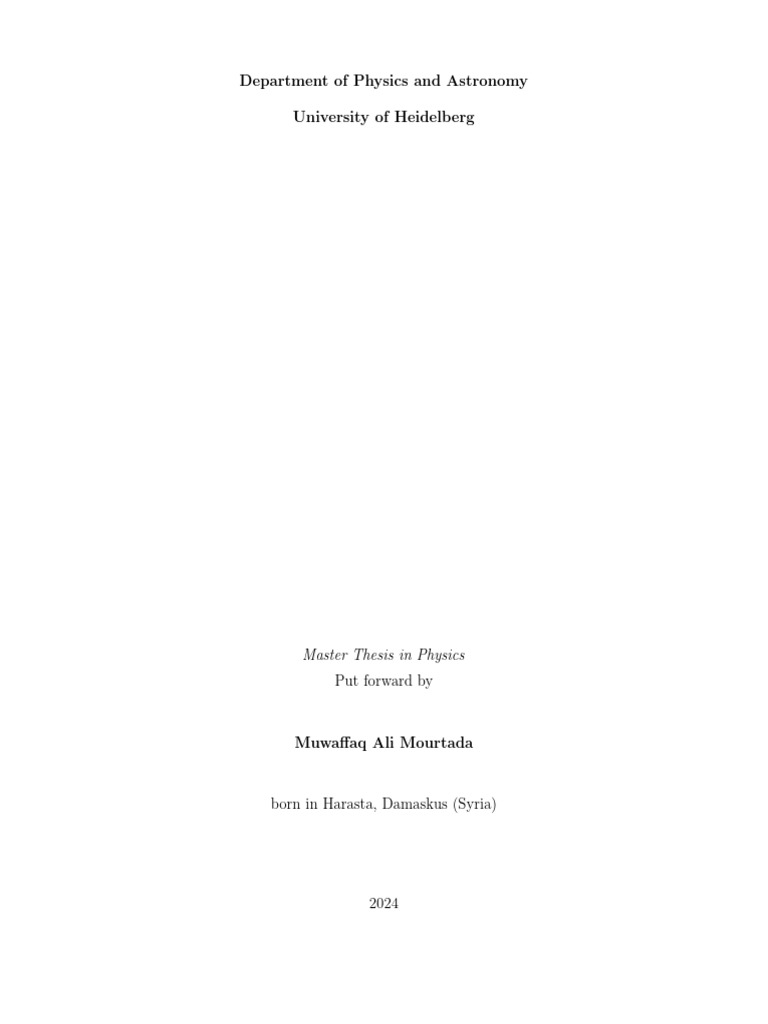 MasterThesis Mufa (Muwaffaq Ali Mourtada) | PDF