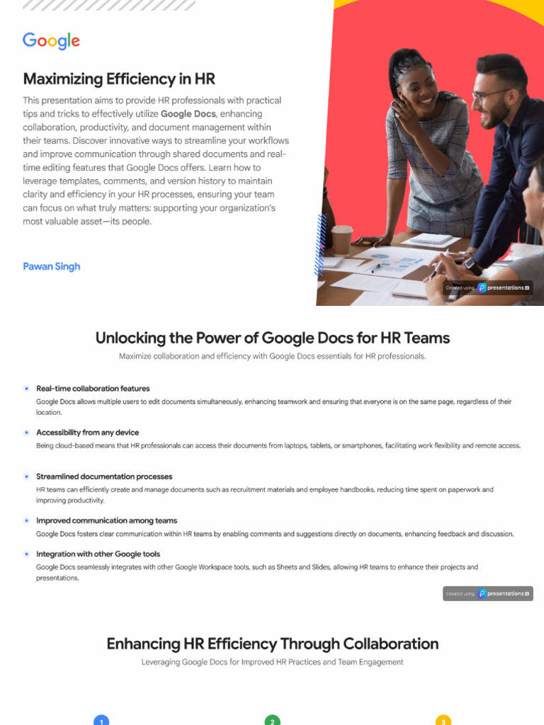 Effective Use of Google Docs - Tips & Tricks | PDF