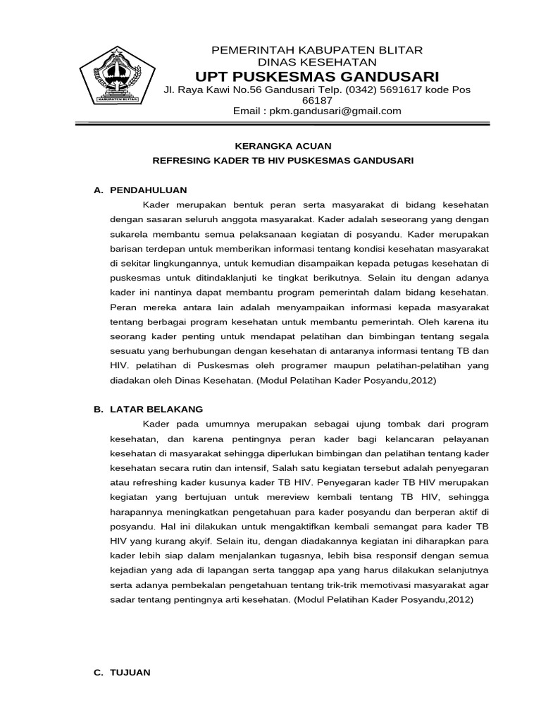 Kak Refreshing Kader | PDF