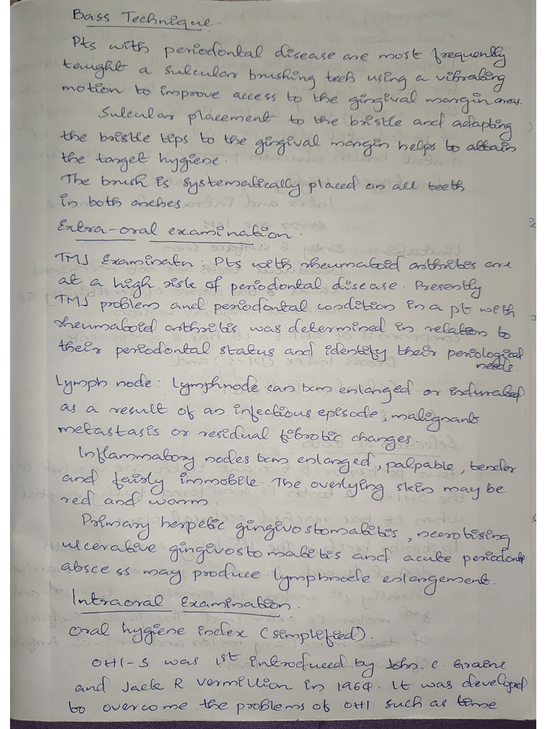 Case History Perio | PDF