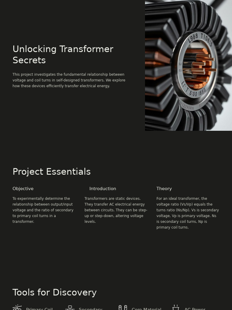 Unlocking Transformer Secrets | PDF | Transformer | Inductor