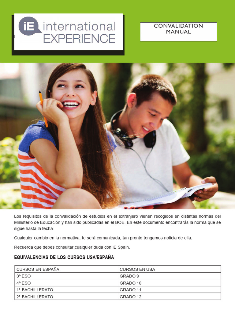 Manual Convalidación 2023-24 | PDF