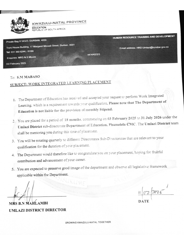 Application For Stipend | PDF