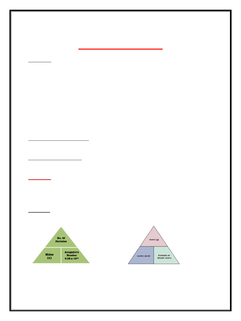 Document From Shahd Mohamed | PDF | Mole (Unit) | Methane