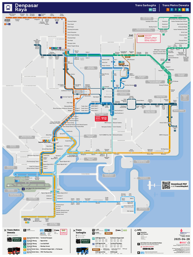 Peta Rute Trans Metro Dewata Bali | PDF