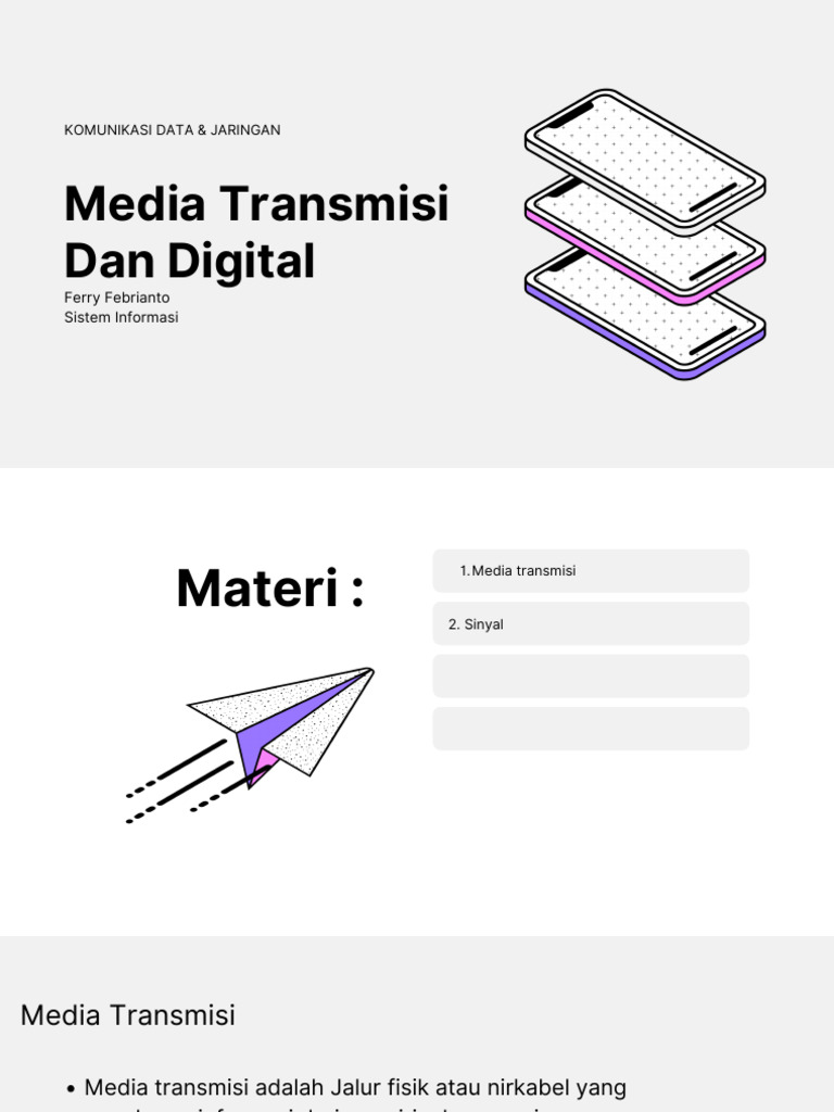 Media Transmisi Jaringan Internet | PDF