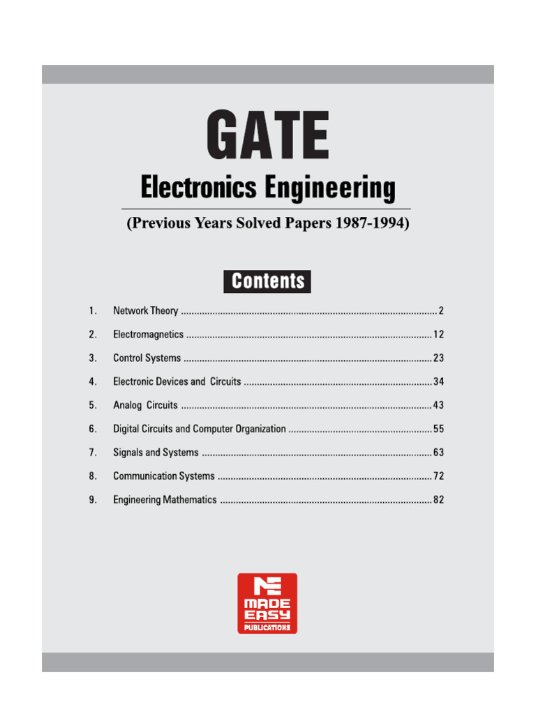 1429purl EC-GATE PYQ 1987-1994 | PDF