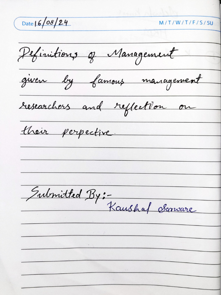 Management Definitions | PDF