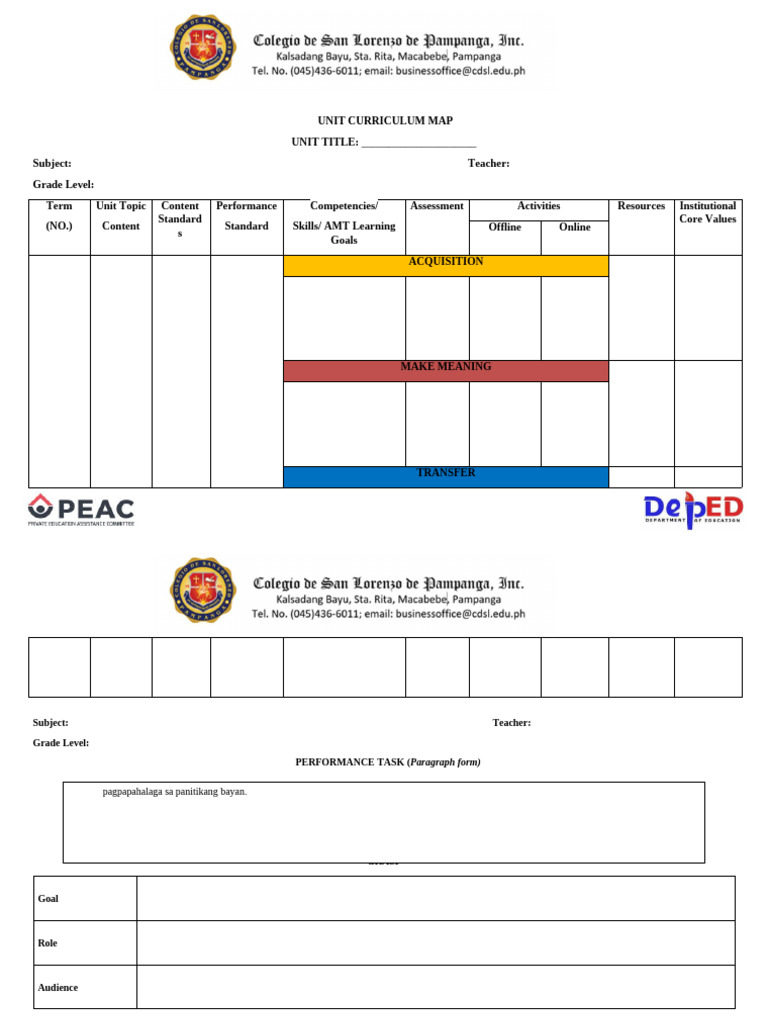 Cmap Template CDSL 2025 2026 | PDF