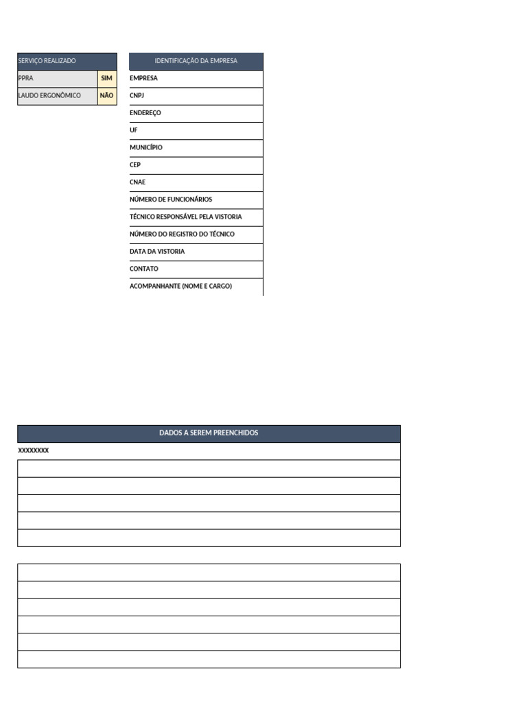 Modelo - Check List para Ppra CREDENCIADA | PDF